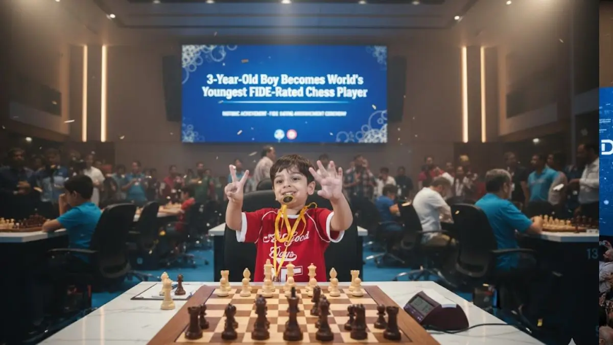 3-Year-Old Indian Becomes Youngest FIDE Rated Chess Player